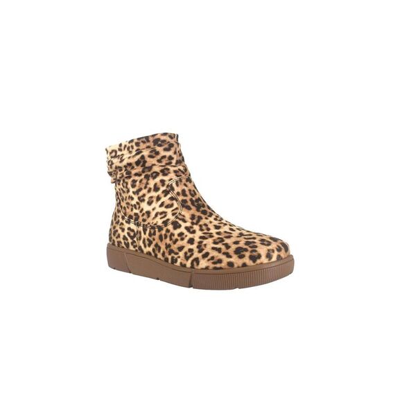 Impo | Shoes | Impo Womens Beige Animal Print Scrunched Goring Adora ...